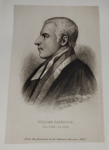 WILLIAM PATERSON Founding Father Etched by Albert Rosenthal 1889 ...