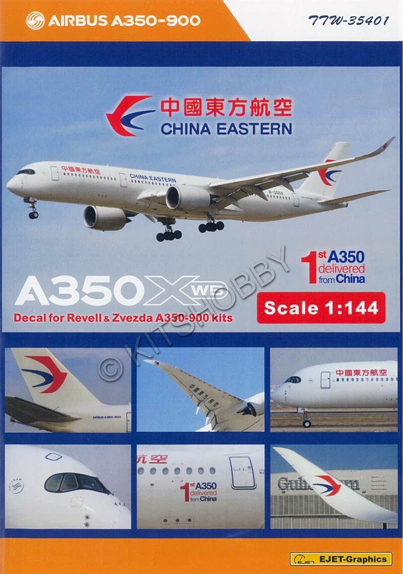 TOPTIERHOBBY 1/144 Airbus A350 -900 - China Eastern Airlines decals | eBay