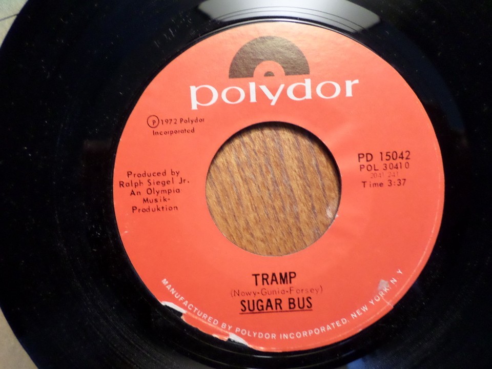 POLYDOR 45 RECORD/ SUGAR BUS / TRAMP / YOU MAKE ME DIZZY / EX VINYL | eBay