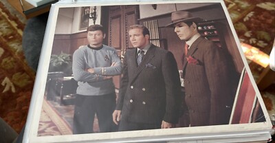 Star Trek Spock Kirk McCoy Dressed as Gangster’s 8X10 Photo VTG Color ...