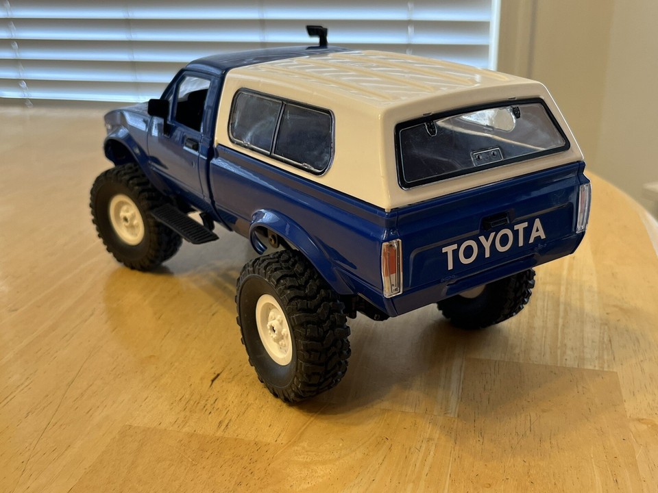 2 White Vinyl Toyota Logo Decals - WPL C24 Upgrade - for 1/16 Scale ...