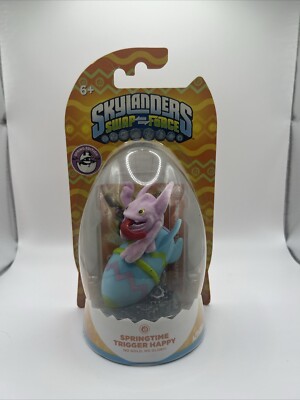 Skylanders Springtime Trigger Happy Flocked Exclusive Rare New Sealed ...