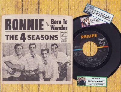 Four Seasons - Ronnie/Born To Wander Philips 40185 PS Vinyl 45 rpm ...