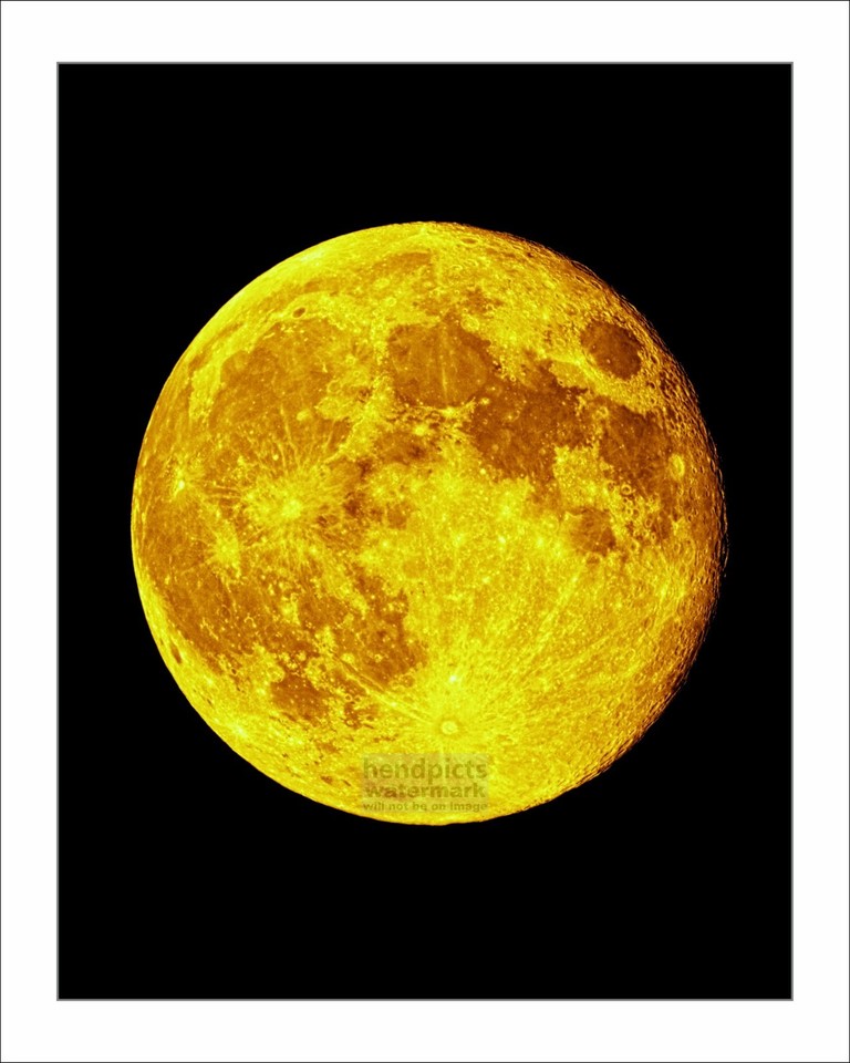 Print Yourself (5) Moon Images on CD-ROM (0004) Wall Decor 4-5 Ratio ...