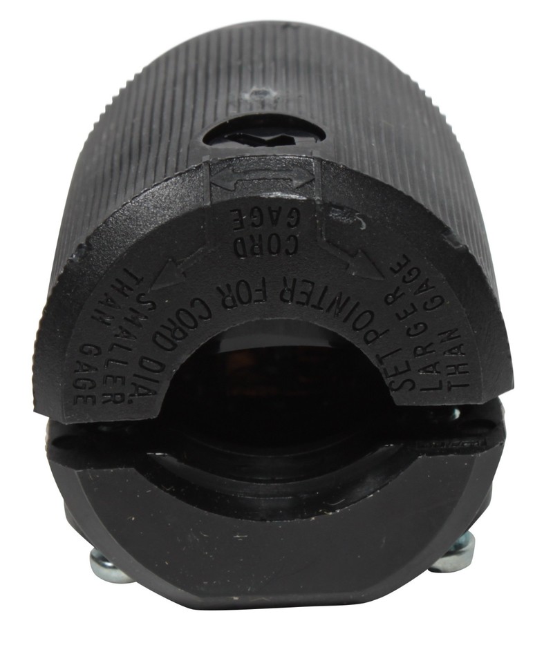 Hubbell AC Female & Male Edison Plug Set 15 Amp Black | eBay