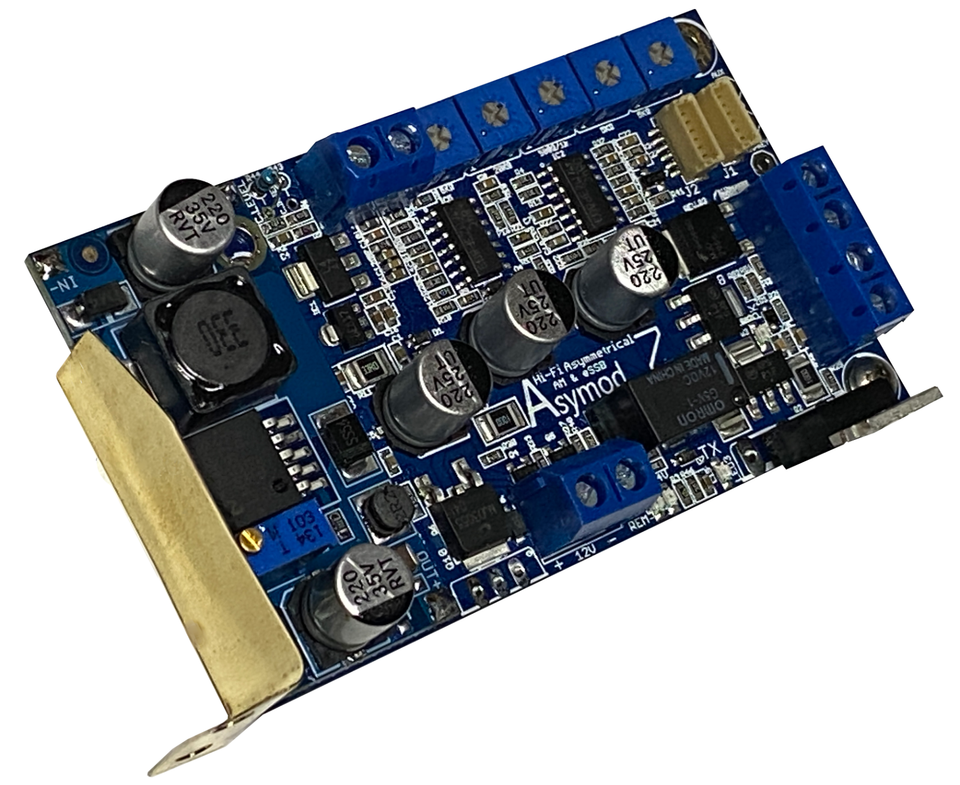 GALAXY DX-47HP & ASYMOD 7 ASYMMETRICAL Hi-Fi TRANSMIT & RECEIVE + 6 kHz ...