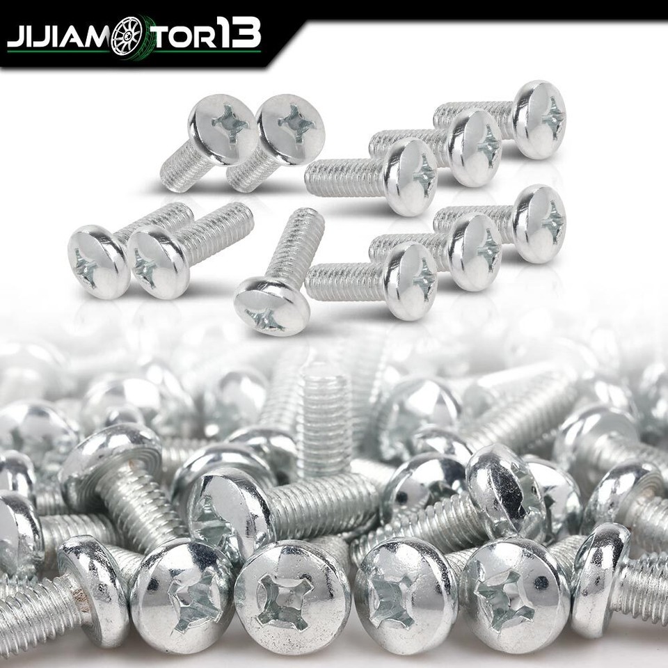 New License Plate Screws Fit For Toyota/Honda/Lexus - 100 Per Bag | eBay