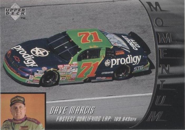 1997 Upper Deck Victory Circle - Momentum Dave Marcis #81 for sale ...