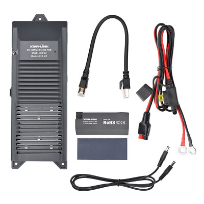 DC Conversion Kit 12/24V-48V Converter,PoE injector®ulator for Starlink ...