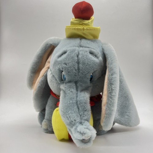 Disney Store Holiday Dumbo Plush W Gift And Squeak Hat Stuffed Animal ...