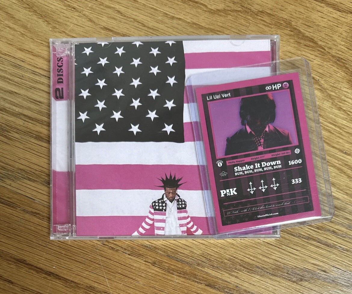Lil Uzi Vert Pink Tape (2023) Limited CD + Trading Card Sealed Free ...