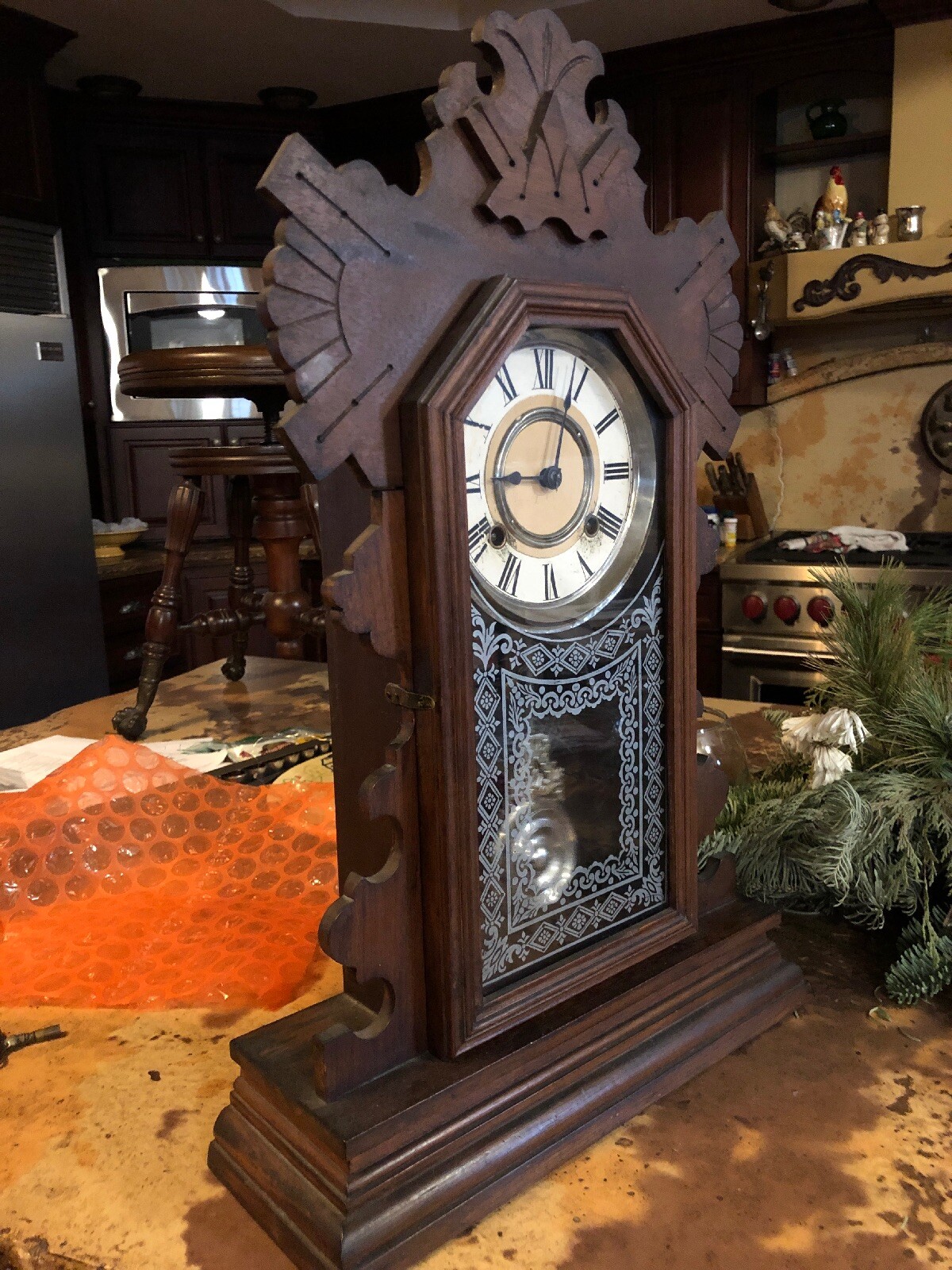 Ansonia Antique Clock Patented 1882 Ansonia Clock Co. New York | eBay