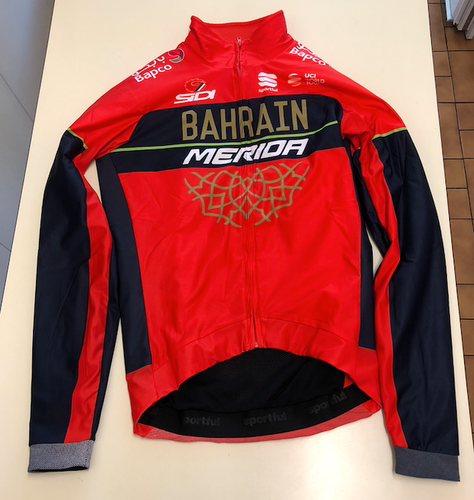 veste hiver winter jacket Sportful team Bahrain Merida cycling | eBay