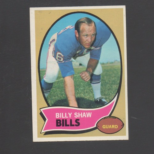 1970 Topps Football Card #229 Billy Shaw-Buffalo Bills. | eBay