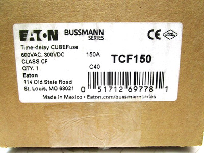EATON BUSSMANN TCF150 TIME DELAY CUBE FUSE 150 AMP | eBay