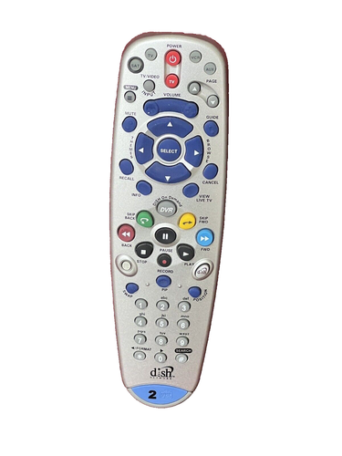 Dish Network Remote Echostar 6.3 TV2 148786 IR UHF PRO Works | eBay