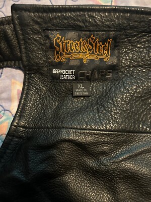 Preowned. Street&Steel. Leather chaps. XL. | eBay