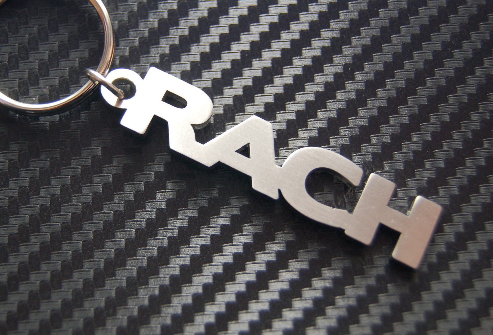 RACH Keyring Keychain Key Fob Stainless Steel Name Gift | eBay UK