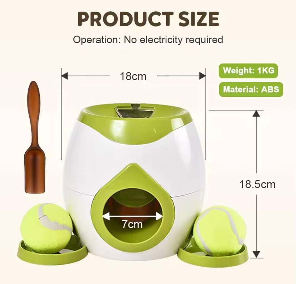 Automatic Dog Ball Launcher Pet Play Toys Ball Thrower Fetch Machine ...