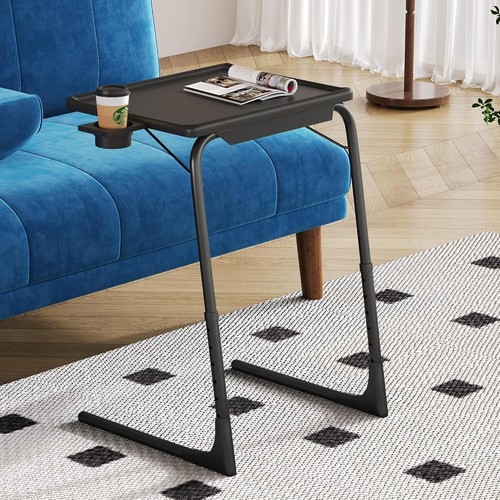 New-Foldable Table Adjustable Tray Portable Folding Laptop Desk ...