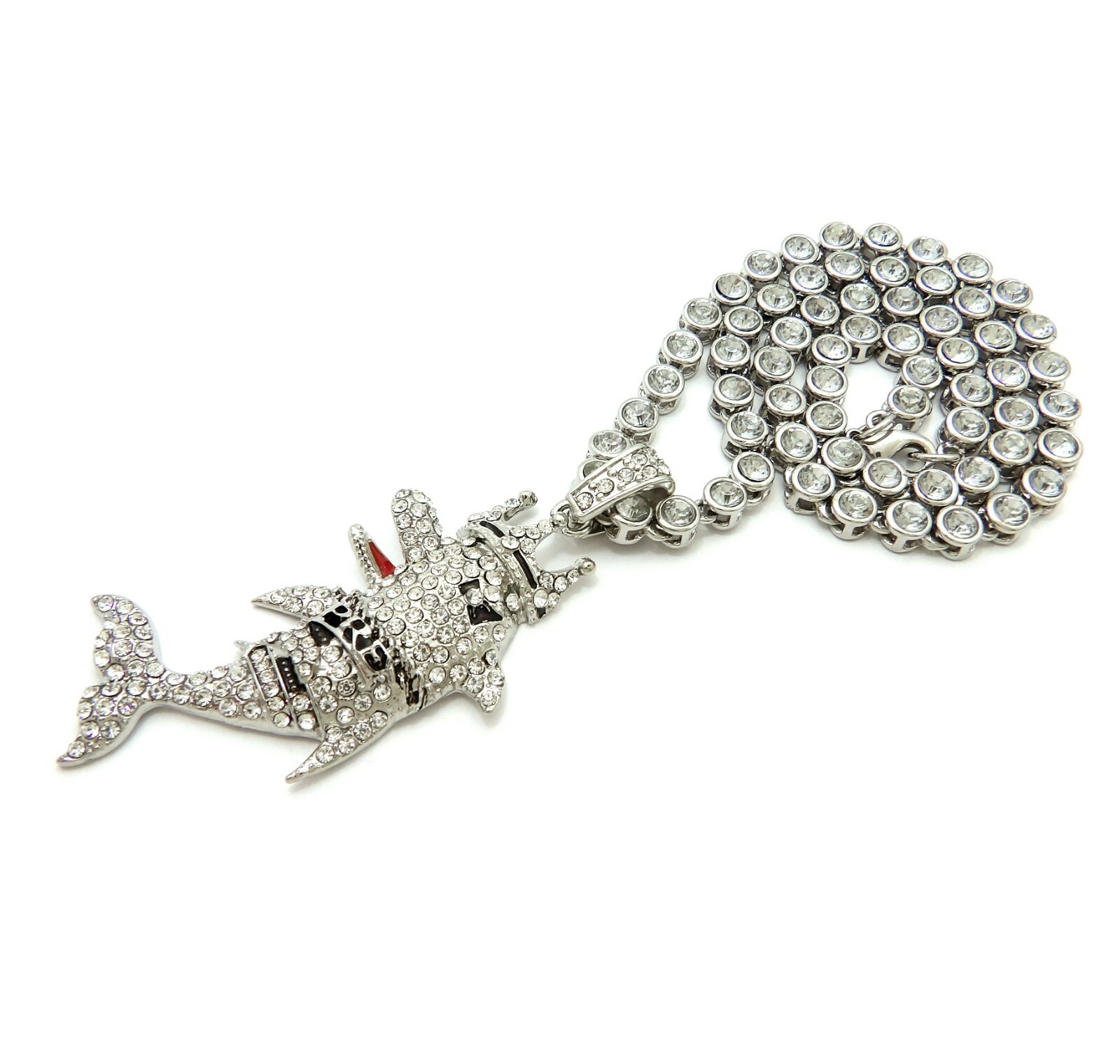 New Ice Bling Young Dolph DOLPHIN Chain | eBay
