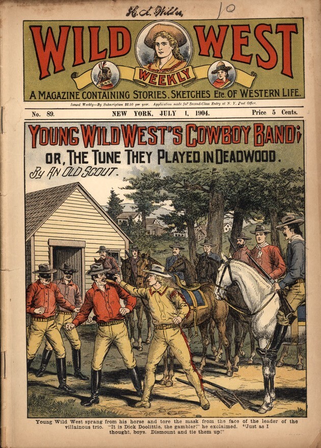 WILD WEST WEEKLY MAGAZINE 353 Unique Issue Collection In PDF On USB ...