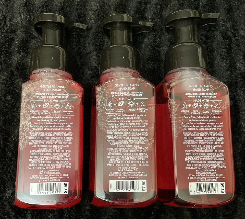 LOT OF (3)- Bath & Body Works “VAMPIRE BLOOD” Foaming Hand Soap | eBay