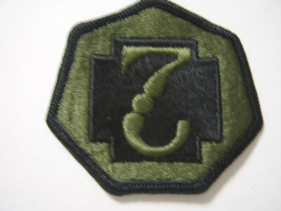 ARMY PATCH 7th MEDICAL COMMAND SUBDUED | eBay