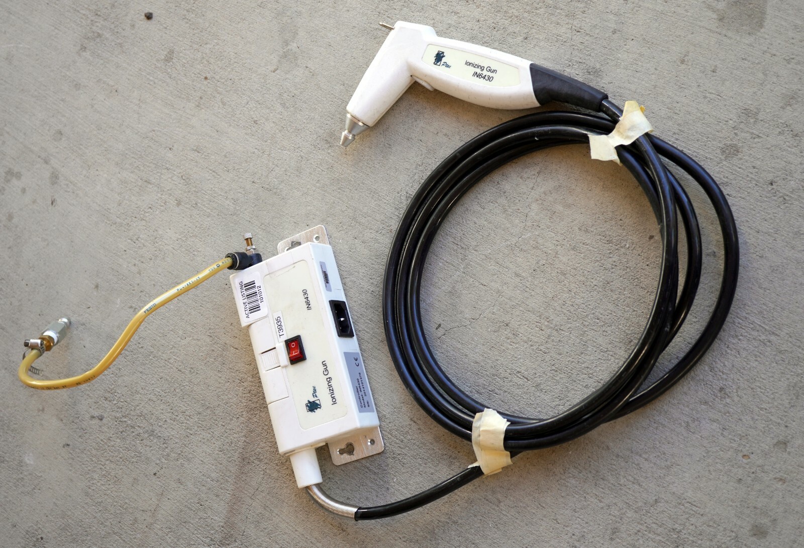 Ptec Ionizing AC Air Gun MODEL IN6430 CONTROLLER AND GUN | eBay