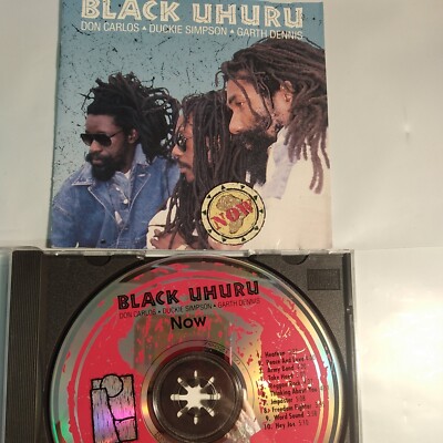 Black Uhuru Reggae Don Carlos-Duckie Simpson-Garth Dennis CD Like New ...