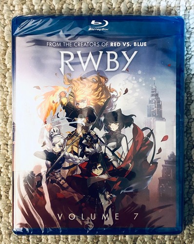 RWBY: Volume 7 Blu-ray Region Free Rare OOP Anime Red Vs Blue SEALED ...