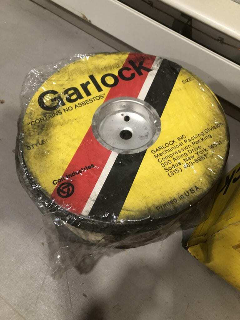 Garlock SYNTHEPAK 8913 Synthetic Lattice Braid 1" Compression Packing ...