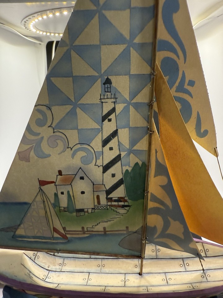 Jim Shore "May The Wind Be At Your Back" 14" Sailboat And Stand - No ...