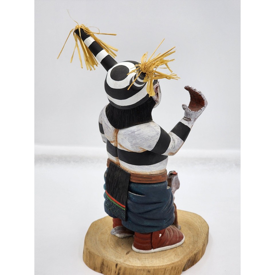 Kachina Doll Hopi Clown Neil David Vintage Native American Kewa Koyala ...