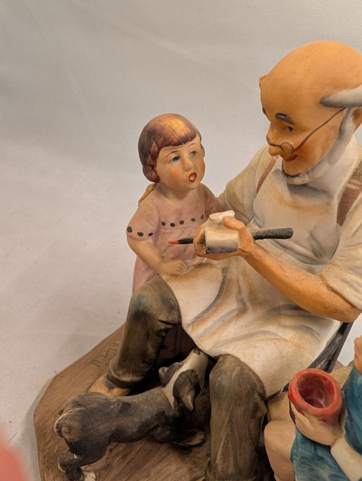 Norman Rockwell 1980 Figurine “The Toymaker” Collector’s Club Limited ...