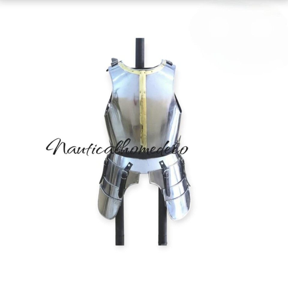 Medieval Knight Armor Chest Plate & Tassets Roman Cuirass Body Armor ...