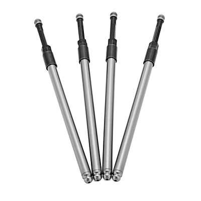 Quickee EZ Install Adjustable Pushrods Chrome Kit For 1999-2017 Harley ...