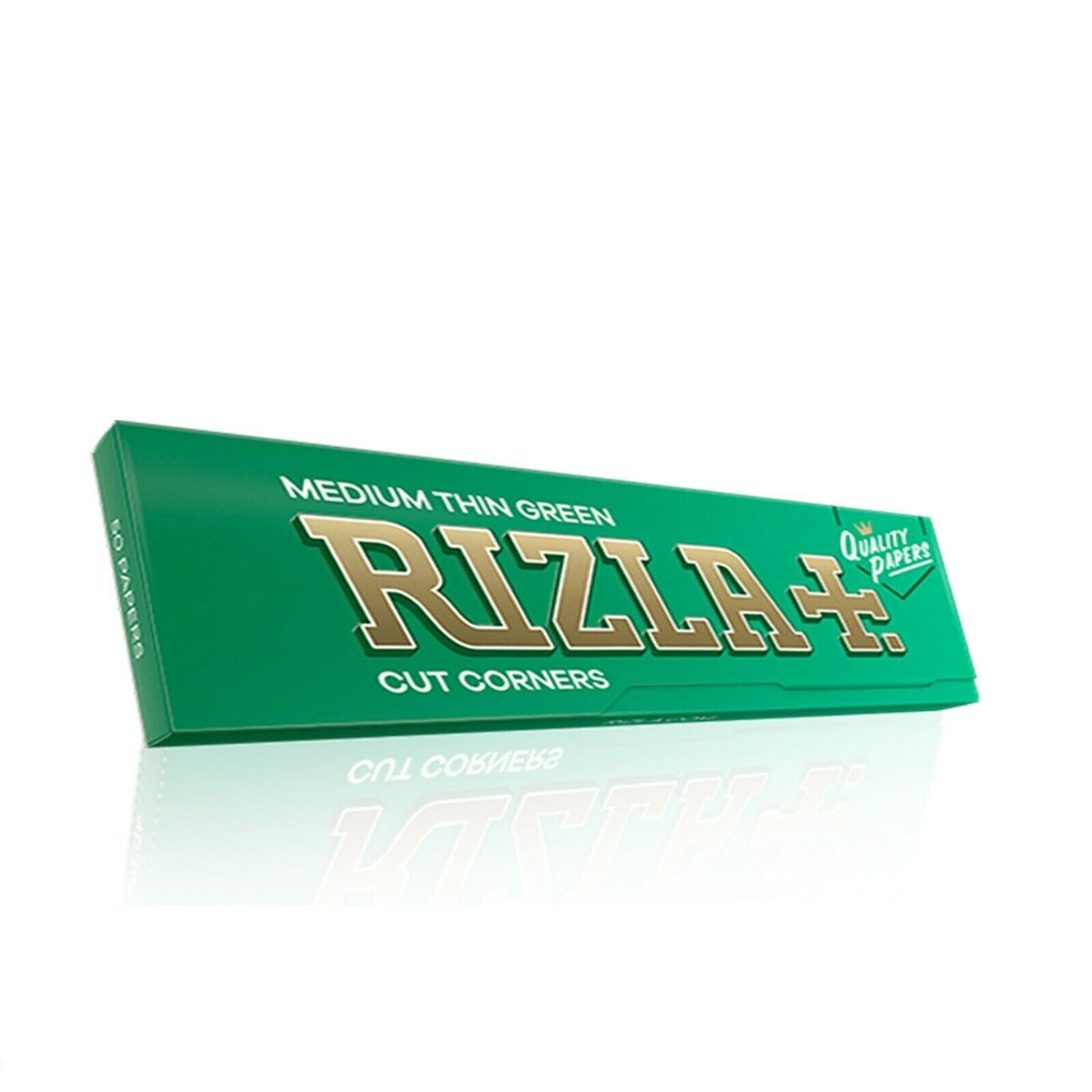 Rizla Regular Original Small Rolling Papers Packs, 50 Box Silver Green ...