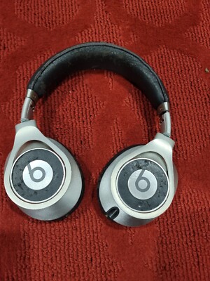 Beats By Dr. Dre Executive Silver Wired Noise Cancelling Over The Ear ...