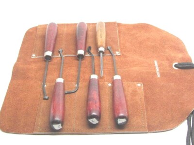 6pc Ullman/Ramelson Single Lined Carbide Tip Gunsmith Checkering Tool ...