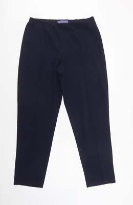 Autonomy Womens Blue Polyester Blend Dress Pants Size 12 L31 in | eBay UK