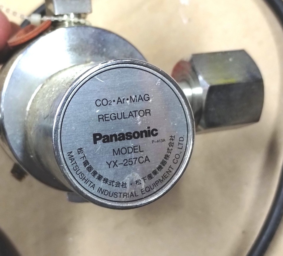 Panasonic YX-257CA Gas Regulator Co2 Flow Control rate Meter valve Gage ...