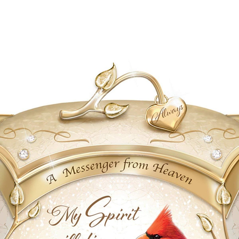 A Messenger From Heaven Cardinal Music Box with 22K Gold Accents by The ...