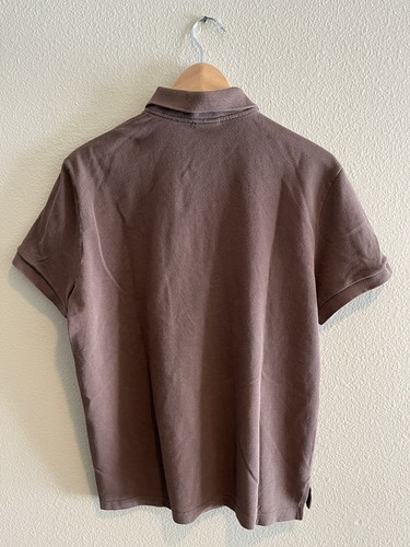 LACOSTE 3 Button Slim Fit Polo Shirt Brown, Men's Size 6 (XL) | eBay