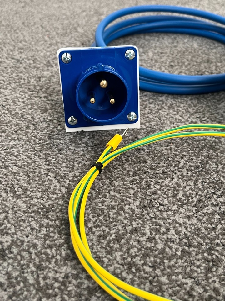 240V PRE WIRED Electric Hook Up install Kit, Campervan, Motorhome, PLUG ...