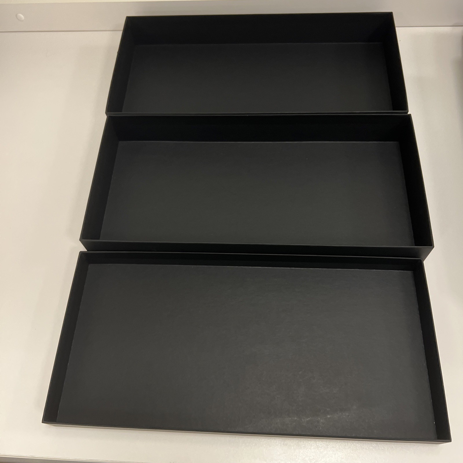3 Authentic Chanel Empty Storage Gift Box 2- 14.75”x7.25”x2. 1- 14.75x7 ...