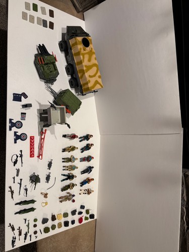 GI Joe 1980's Vintage Assorted Lot with Figures, Weapons, Backpacks and ...
