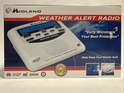 Midland Weather Alert Radio with NOAA All Hazard WR120B | eBay