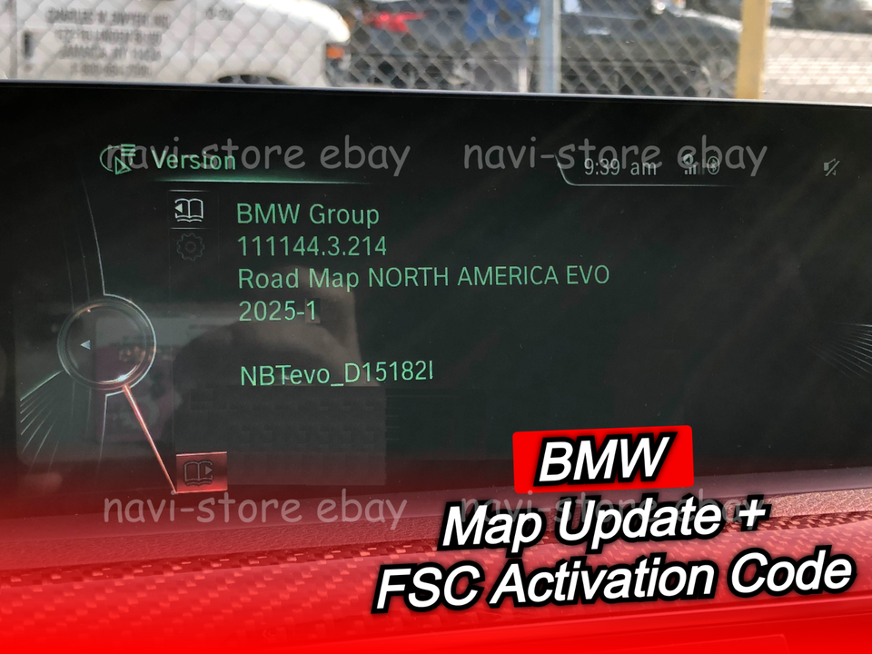 Original BMW North America FSC + BMW North America Premium Move NBT Evo ...