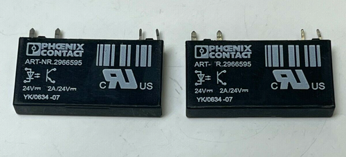 PHOENIX CONTACR MINIATURE SOLID STATE RELAY 2966595 24VDC - 2A/24VDC ...